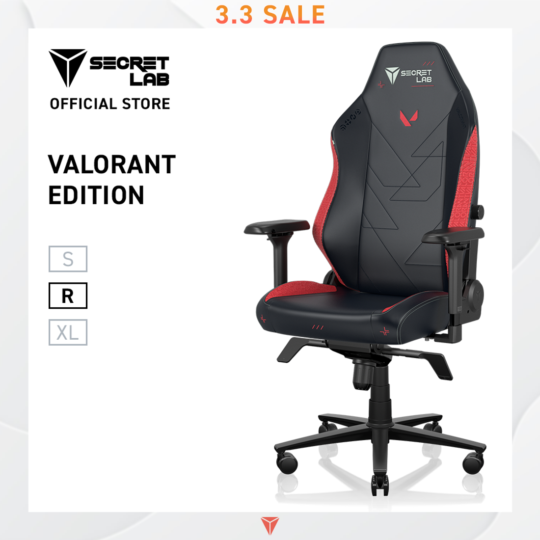 Secretlab TITAN Evo—VALORANT Editionเก้าอี้เกมมิ่งเพื่อสุขภาพ Ergonomic ...