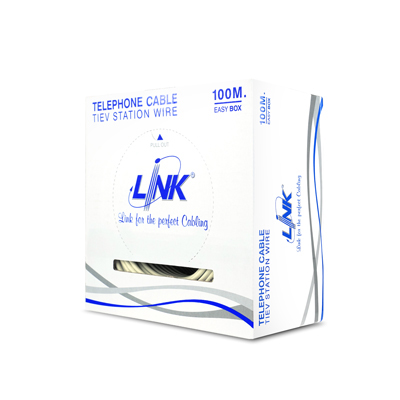 Link Telephone CABLE TIEV STATION WIRE รุ่น UL-1034 ความยาว 100 เมตร BY ...