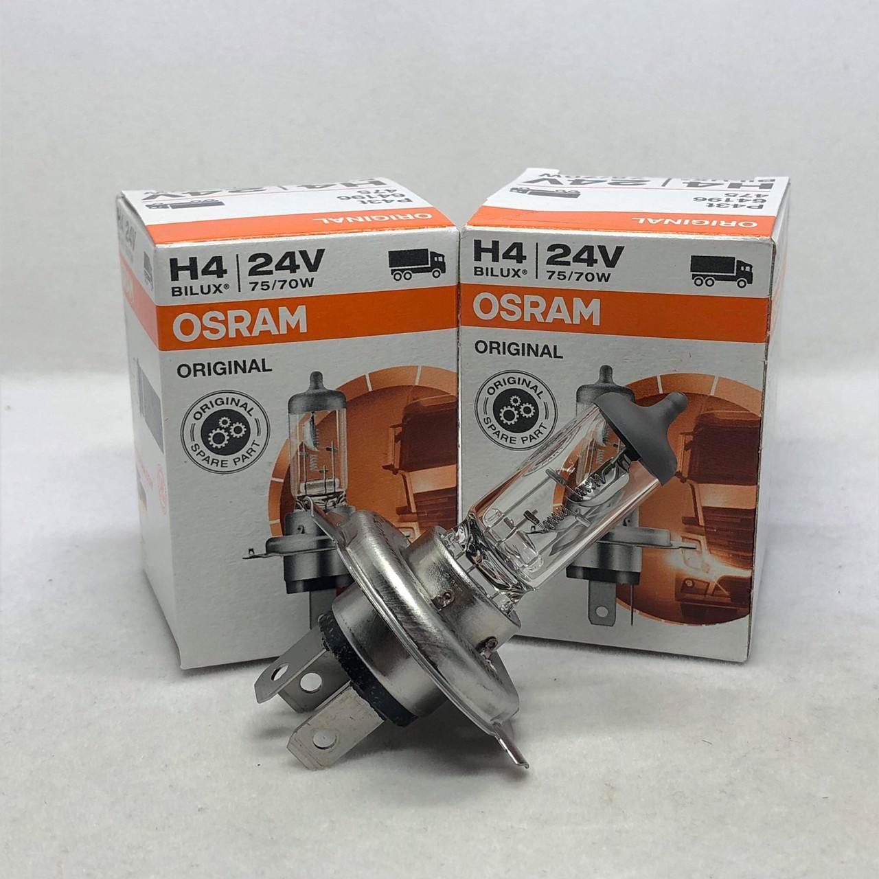 หลอดไฟ OSRAM H4 /24V 75/70W ไฟหน้ารถบรรทุก - MixASale
