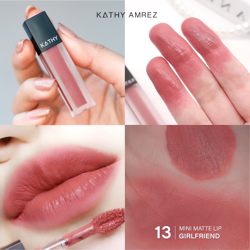 SS lipstick ฮิตสุด! ลิปแมทกระแต ลิปกระแต KATHY AMREZ MINI MATTE LIP ...