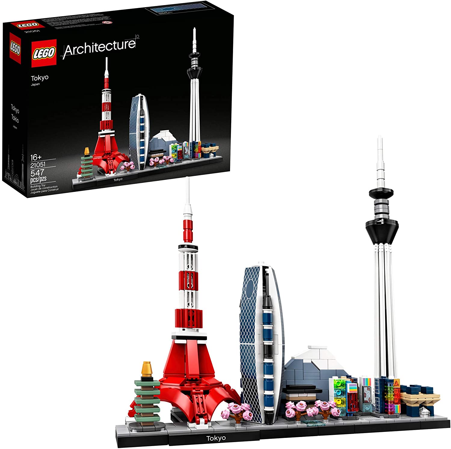 เลโก้ LEGO Architecture Skylines: Tokyo 21051 Building Kit, Collectible ...