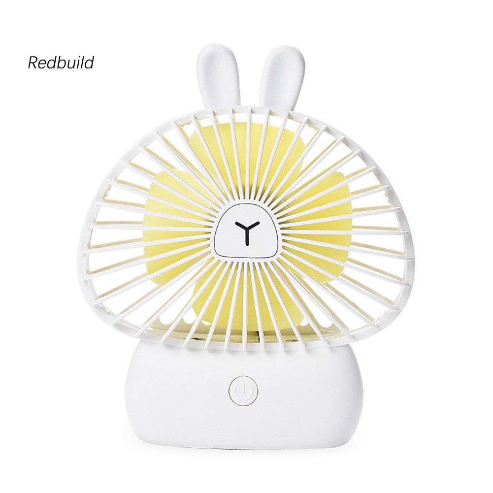 Redbuild-Cute Rabbit LED Night Light USB Charge Portable Mini Cooling ...