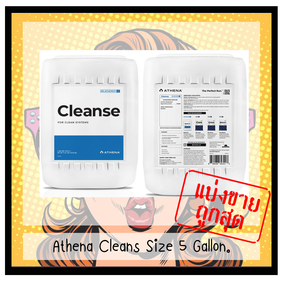 Athena Cleanse เพิ่มประสิทธิภาพรากให้ดีขึ้น ล้างสารเคมีตกค้างในวัสดุ ...
