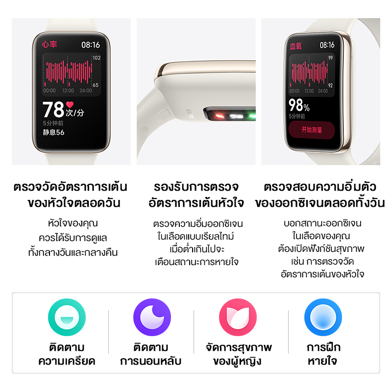 Xiaomi Mi Band 7 Pro GPS Smart Watch สมาร์ทวอทช์ SpO2 ดูอัตราการเต้นของ ...