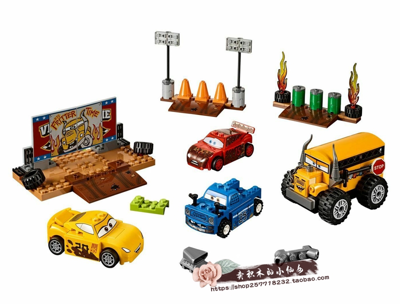 LEGO 10744 Racing Car Story Thunder Valley Crazy 8 laps with toy blocks ...