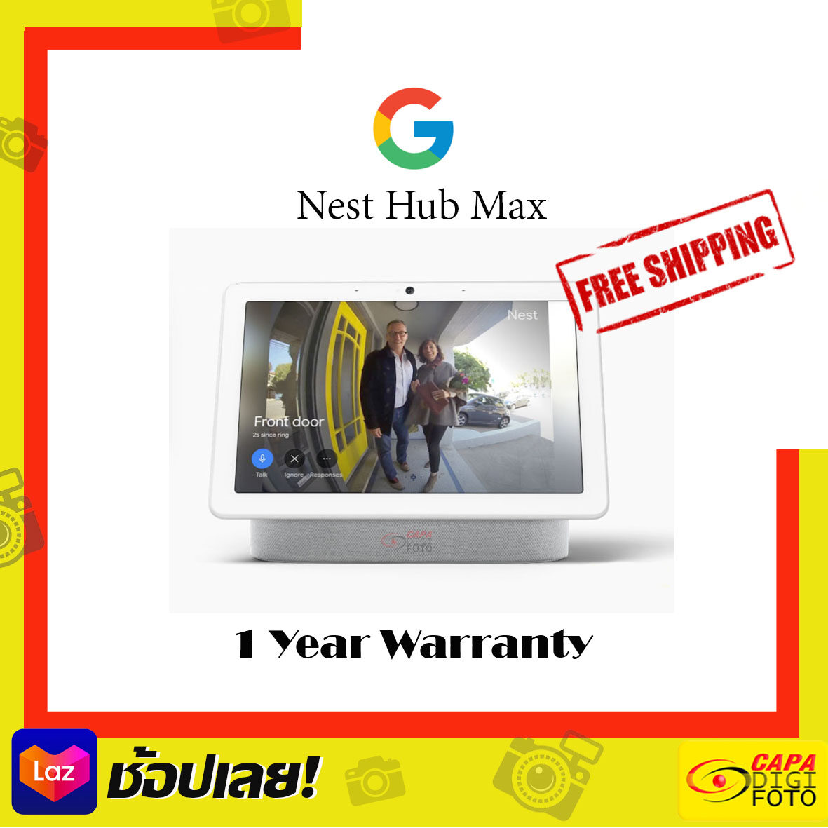 ส่งฟรี Google Hub Max 10 By CapaDigifoto - คาปา ดิจิโฟโต้ - ThaiPick