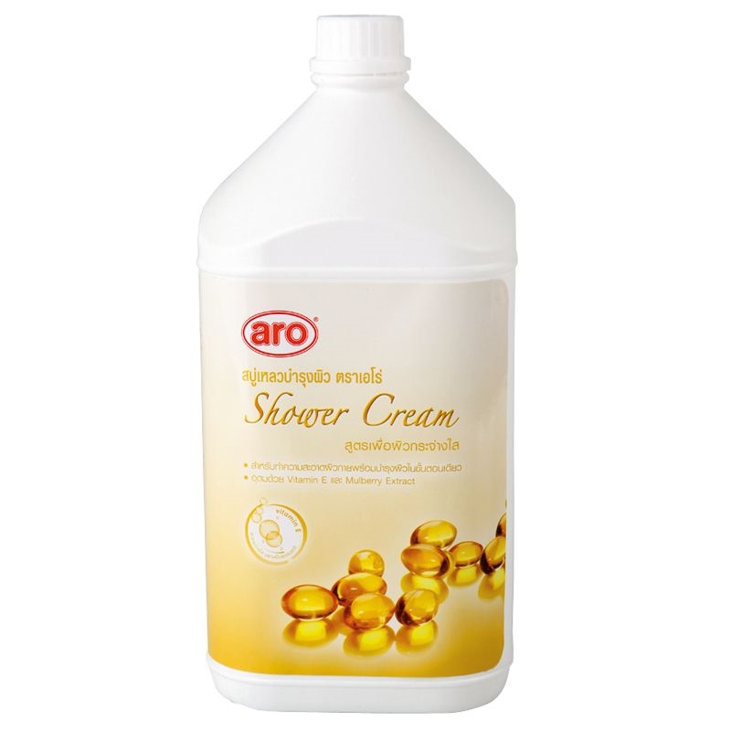 ARO ครีมอาบน้ำ ตราเอโร่ ขนาด 3500 มล ต่อขวด Aro Shower Cream LIQUIDSOAP ...