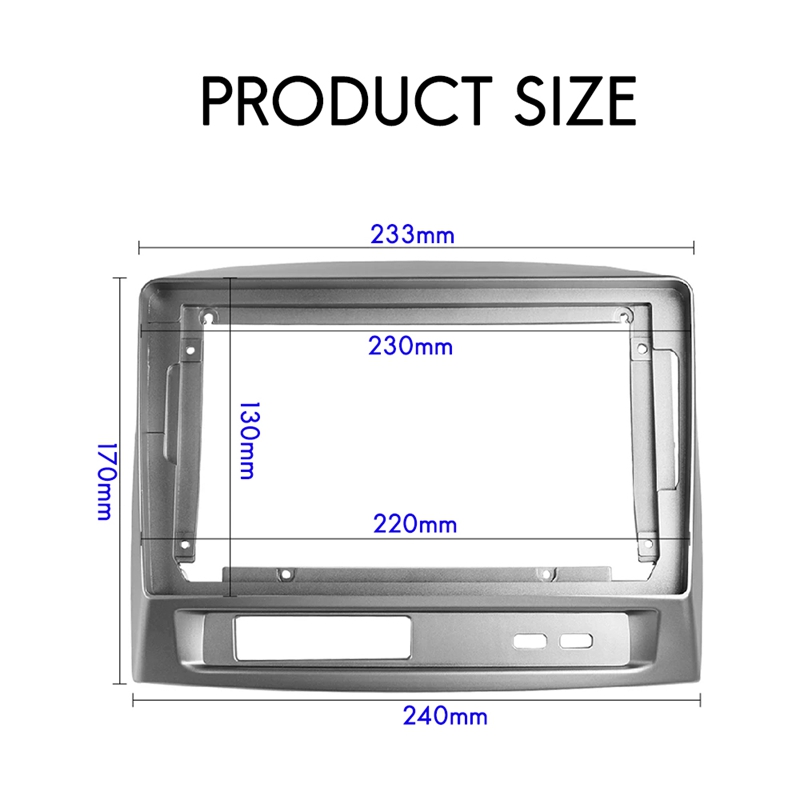 Car Radio Fascia for TOYOTA VIOS 2004-2007 DVD Stereo Frame Plate ...