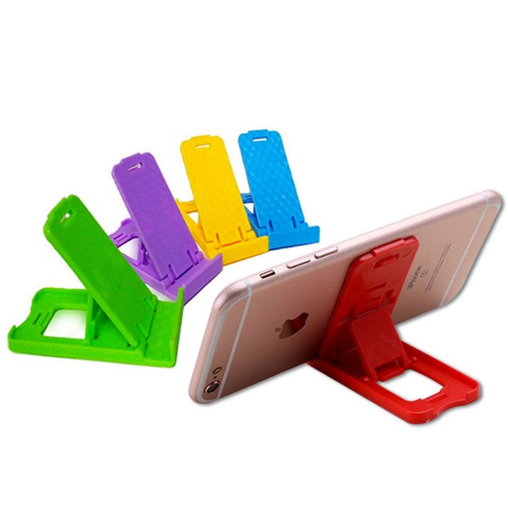 Mini Pocket Size Phone Stand Holder Mount Sit Relax Mobile Phone (คละสี) - BudAbbott - ThaiPick