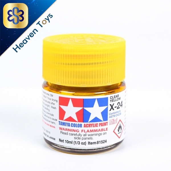 Tamiya Enamel Color 80024 X-24 Clear Yellow (Gloss Clear) 45135231 ...