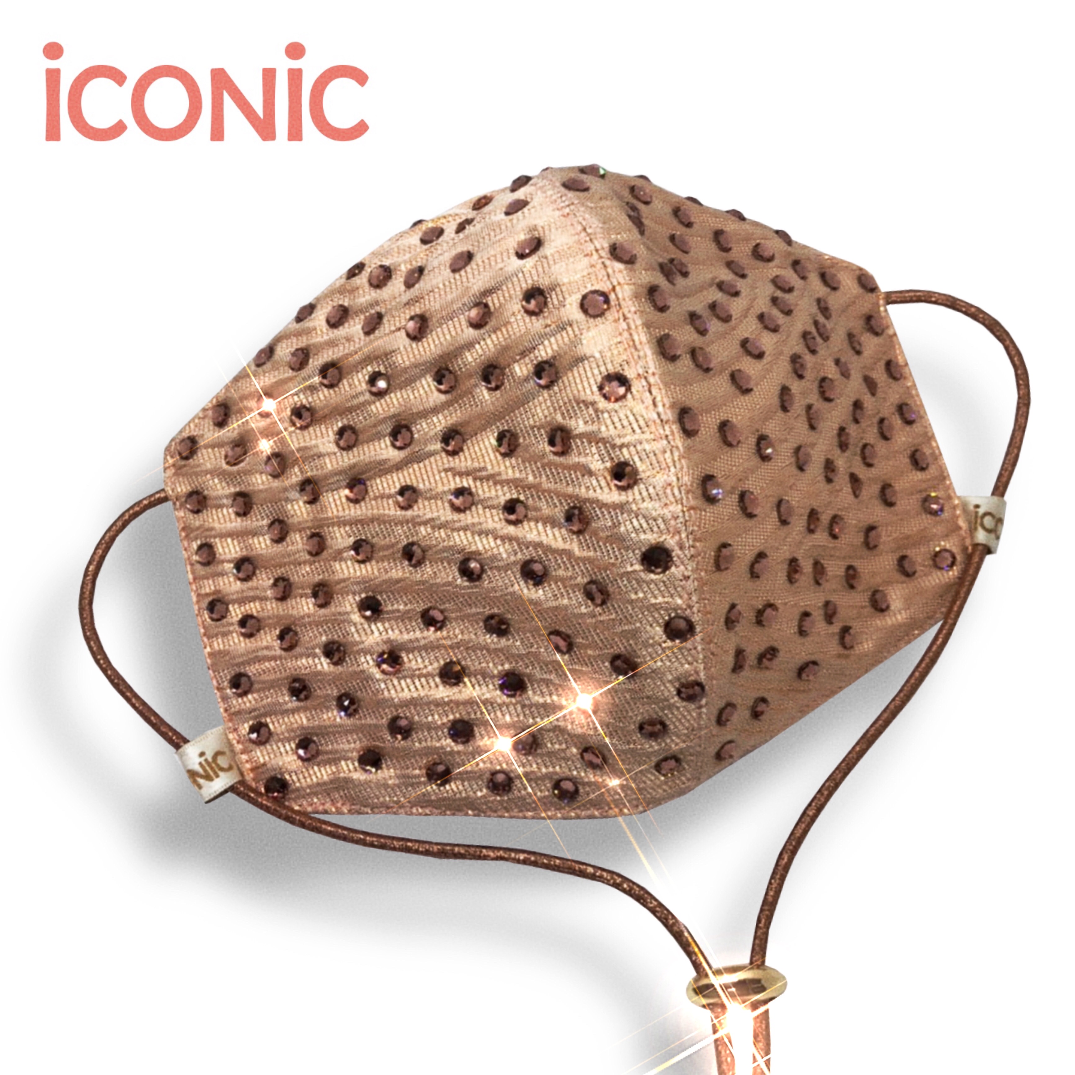 [EXCLUSIVE] iCONiC SWAROVSKI CRYSTALS MASK #4544 หน้ากากผ้า คริสตัล สี ...