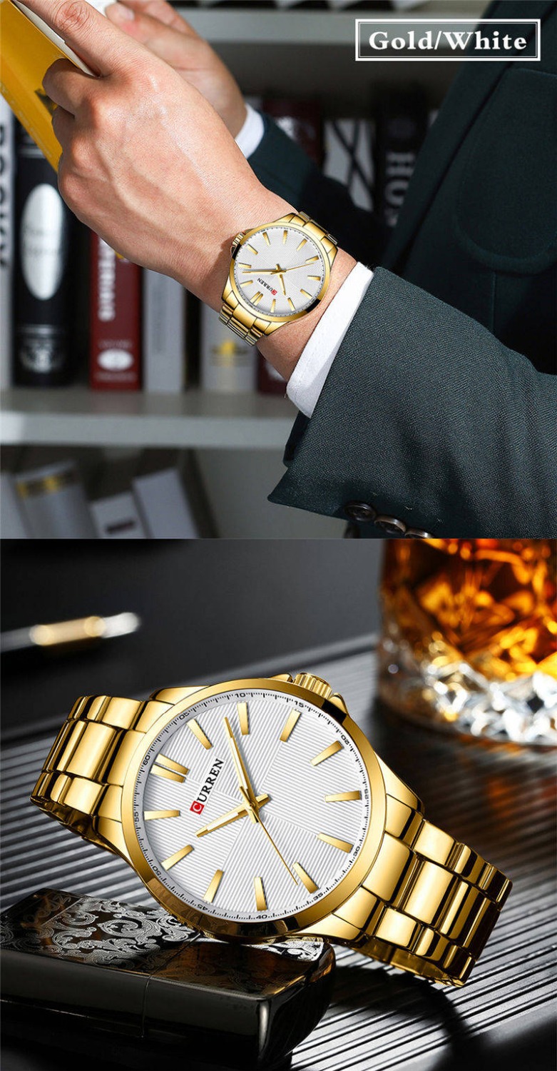 CURREN Men Watch Top Brand Luxury Waterproof Military Army Male Clock ...