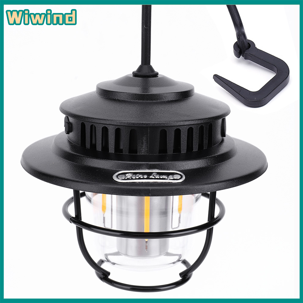 【Wiwind】ไฟตั้งแคมป์กลางแจ้ง IPX4 กันน้ำแขวนแสงโดยรอบ Type-C ชาร์จโคมไฟ ...