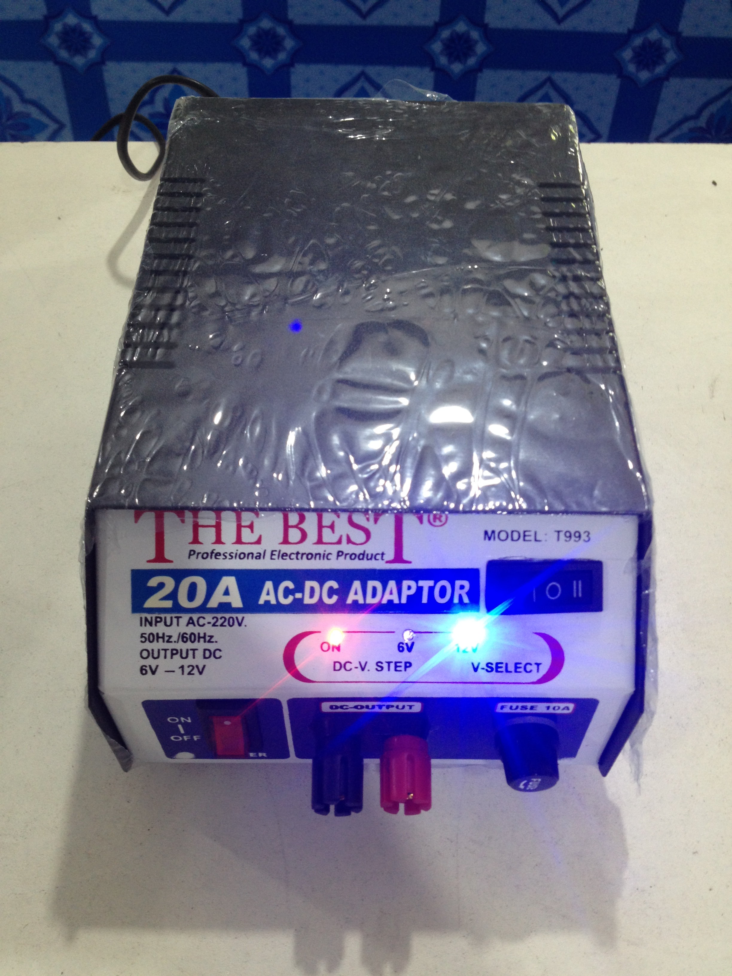 อแดปเตอร์ เครื่องแปลงไฟ AC-DC THE BEST 20A AC-DC Adapter input AC 220 V ...