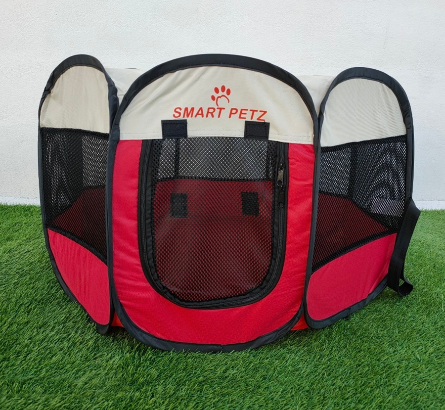 smart petz คอกหมาคอกสุนัขคอกสัตว์เลี้ยง ขนาดS กว้าง65xสูง44cm.ขนาดM กว้าง79xสูง57cm.ขนาดL กว้าง ...