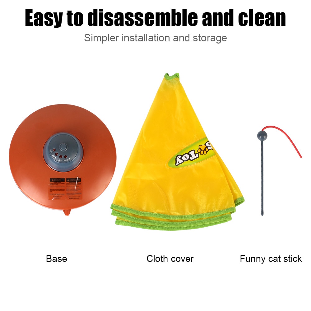 Automatic Interactive Pet Toy For Cat Kitty Motion Undercover Mouse ...