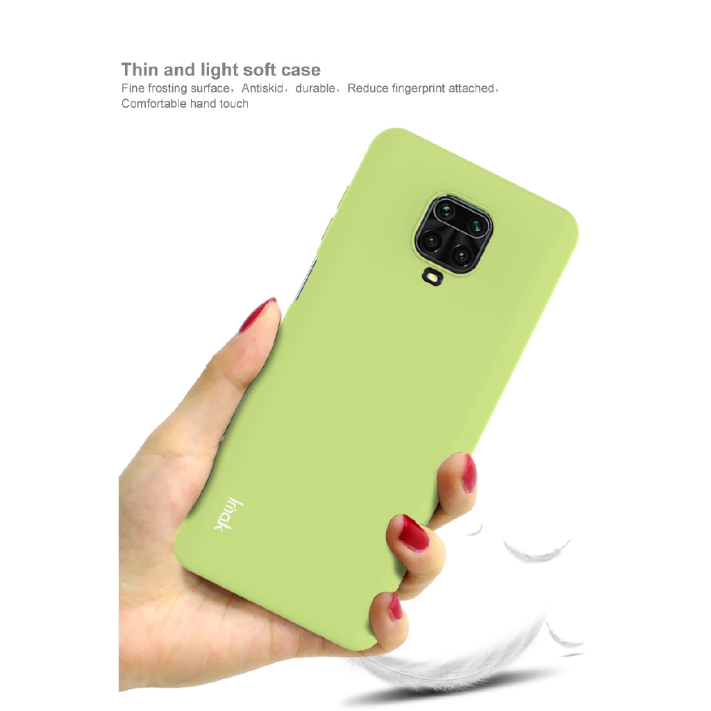 Original Imak Ultra thin Frosted Casing Xiaomi Redmi Note 9S Matte Soft ...