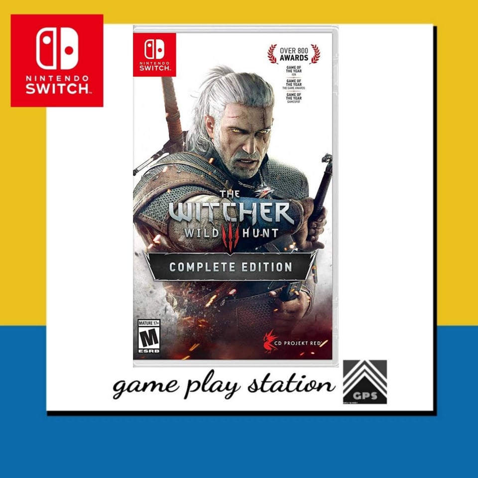 nintendo switch the witcher 3 wild hunt complete edition ( english zone 1 ) - Game Play Station ...