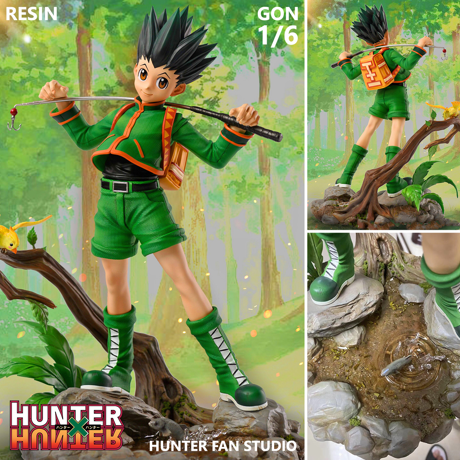 ของแท้ 100% งานปั้น Hunter Fan Studio จากการ์ตูนเรื่อง HxH Hunter x ...