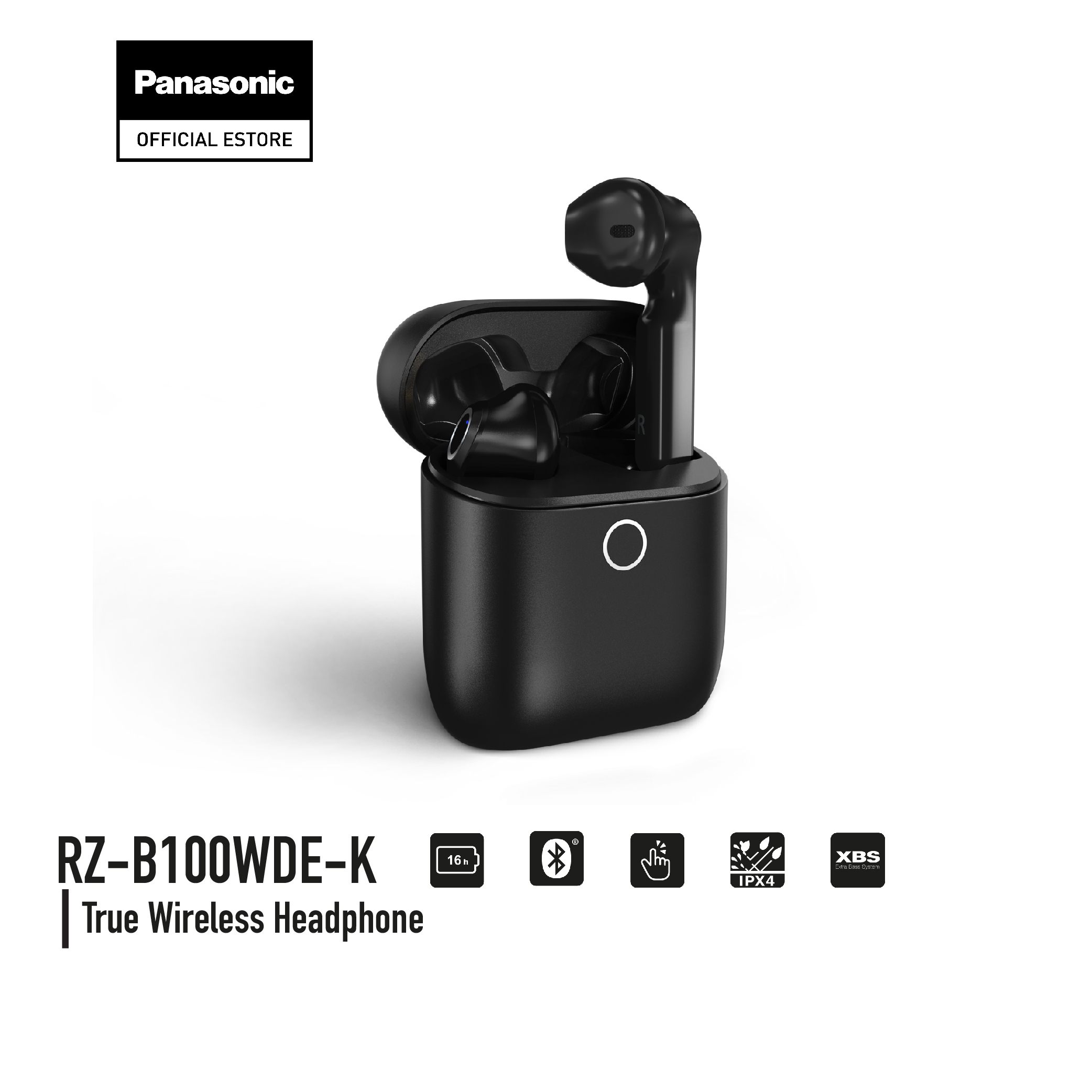 Panasonic True wireless RZ-B100WDE-K Wireless Headphone with Microphone ...