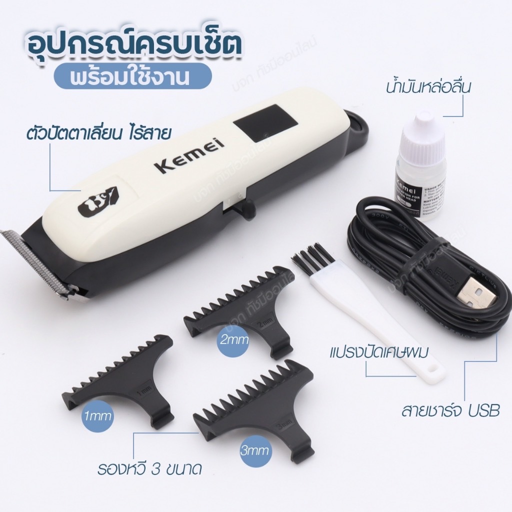 KM-PG 232 Professional Trimmer with 120 min Runtime 4 Length Settings ...