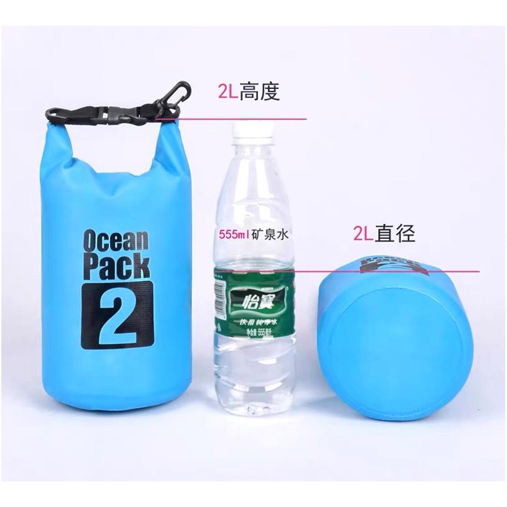 Ocean Pack 2L 6colors กระเป๋ากันน้ำขนาด2ลิตร สีเขียว Ocean Pack 2L ...