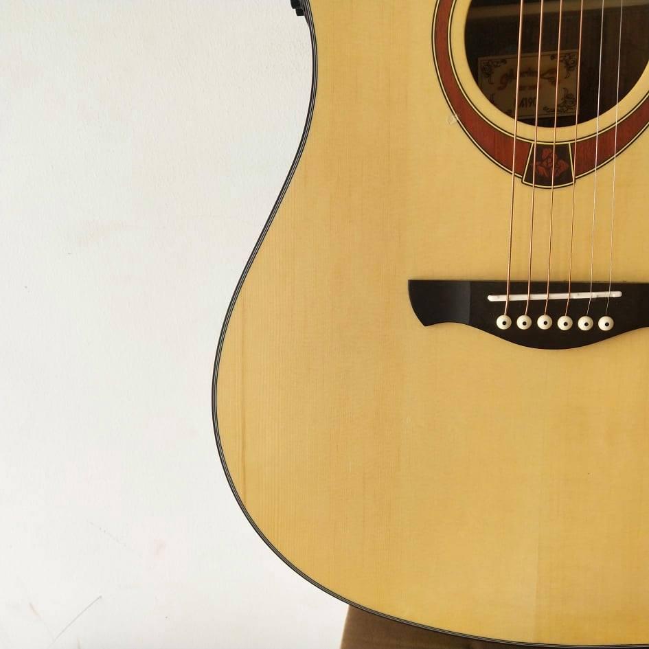 กีต้าร์โปร่งไฟฟ้า Matinlee L 419c แถมฟรีสายแจ๊ค+กระเป๋า +ปิก - XINXIN ...