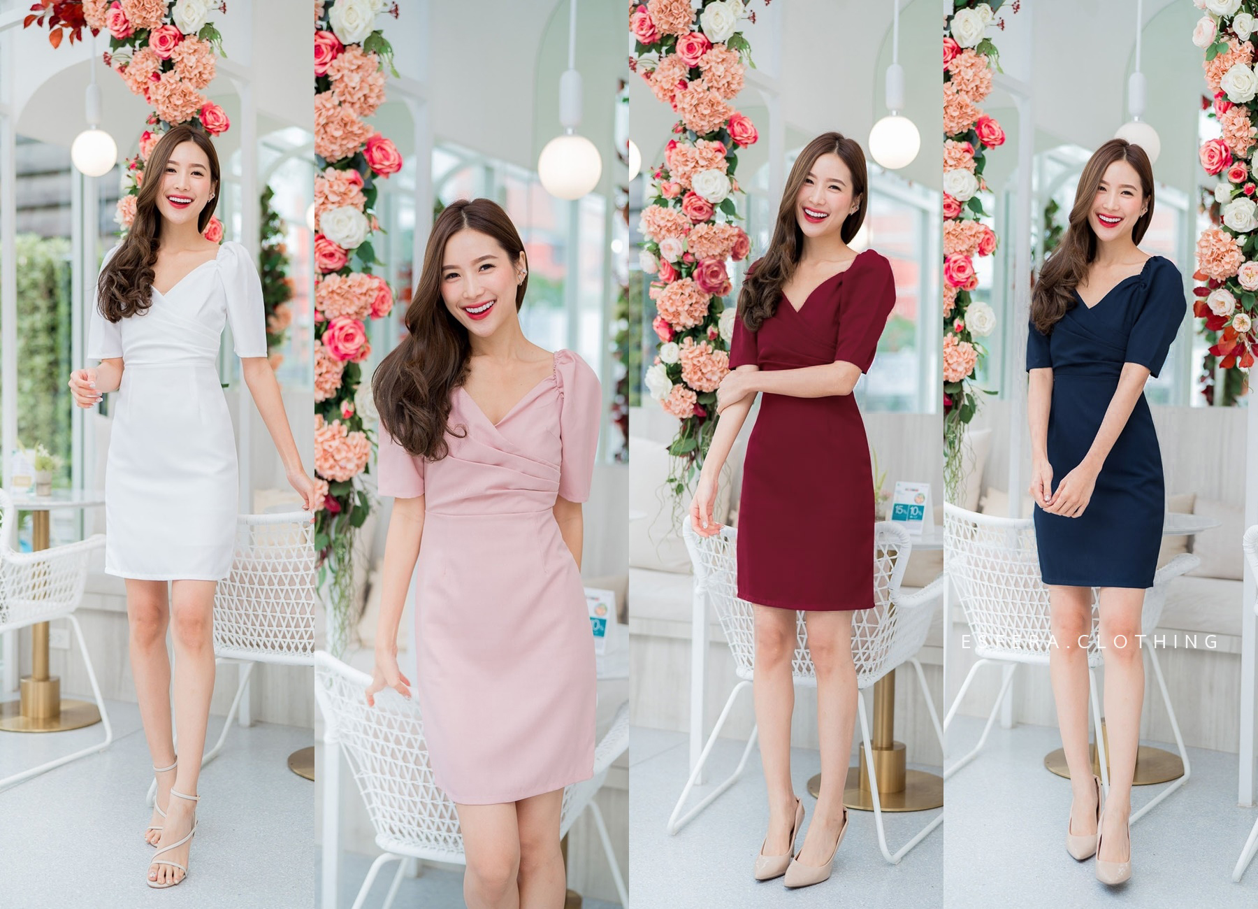เดรสออกงาน เดรสทำงาน DR037-1 Herria Anna Dress - ESFERA - ThaiPick