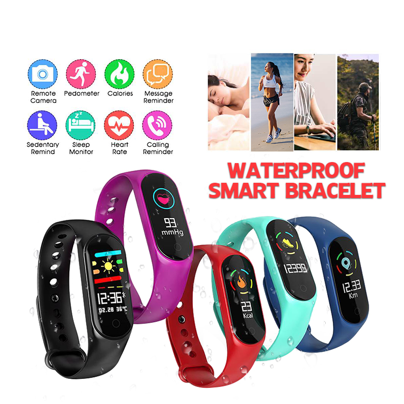 M4 Smart Watch สายรัดข้อมืออัจฉริยะ M4 Band Smart Watch สมาร์ทวอทช์ ...