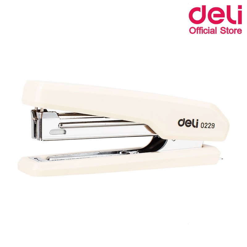 Deli 0229 Stapler เครื่องเย็บกระดาษ เบอร์10 เย็บได้ 15 แผ่น (คละสี 1 ...