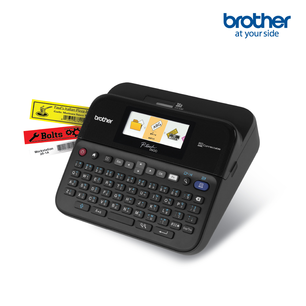 BROTHER Label Printer P-TOUCH PT-D600 เครื่องพิมพ์ฉลาก เชื่อมต่อ ...