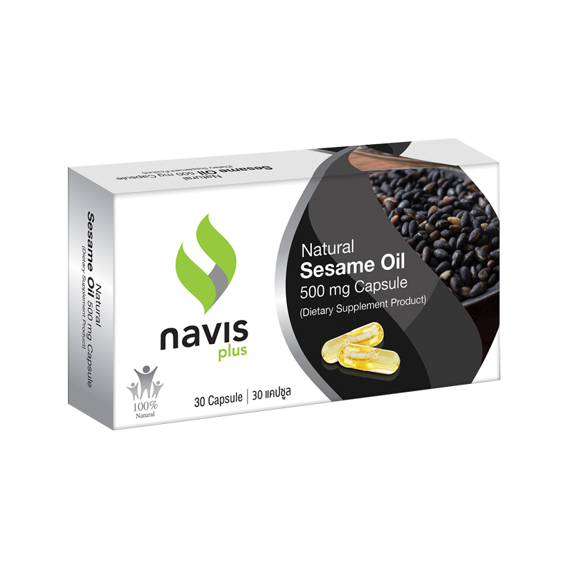 Navis plus ผลิตภัณฑ์อาหารเสริมจากน้ำมันงาดำสกัดเย็น ซื้อ 1 แถม 1(แท้100 ...