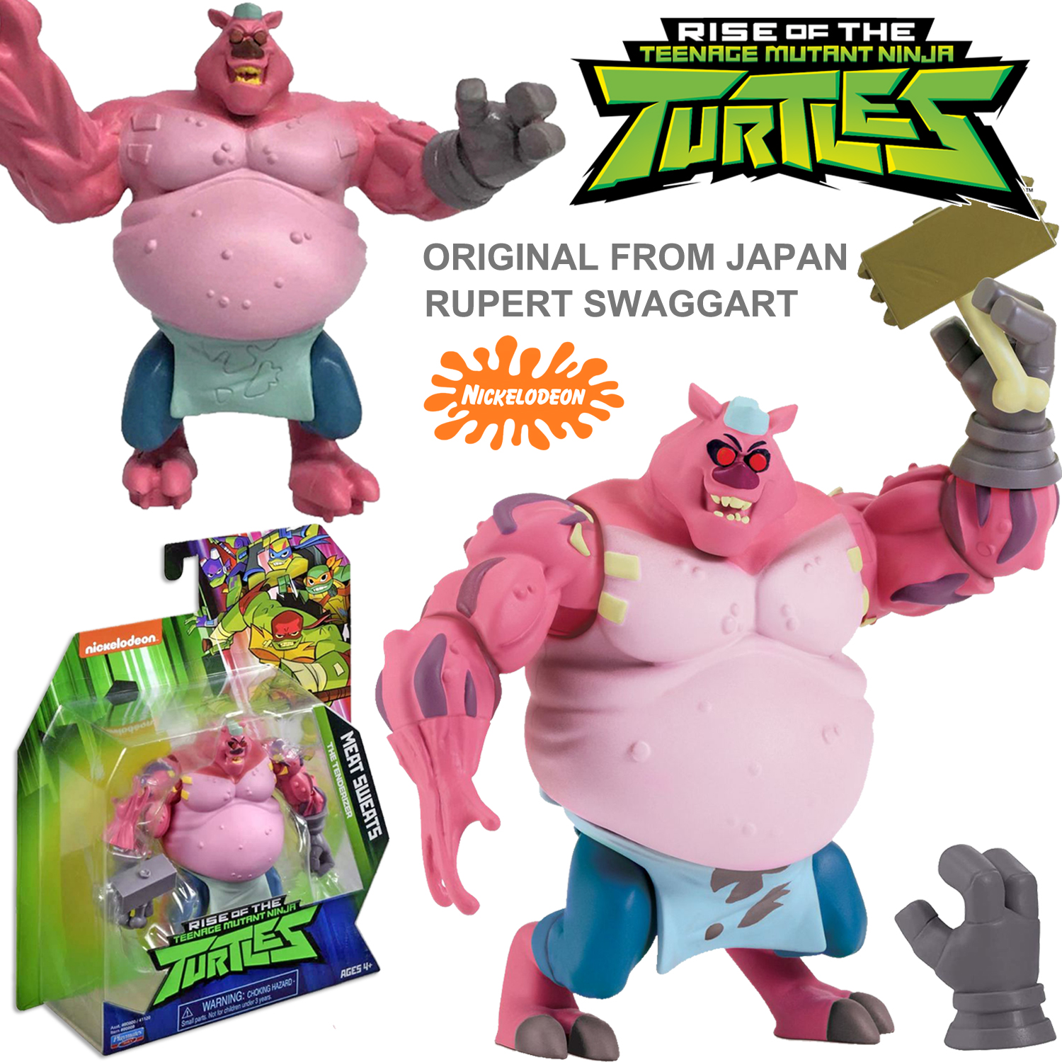 Model โมเดล ของแท้ 100% Nickelodeon จาก Rise of The Teenage Mutant ...