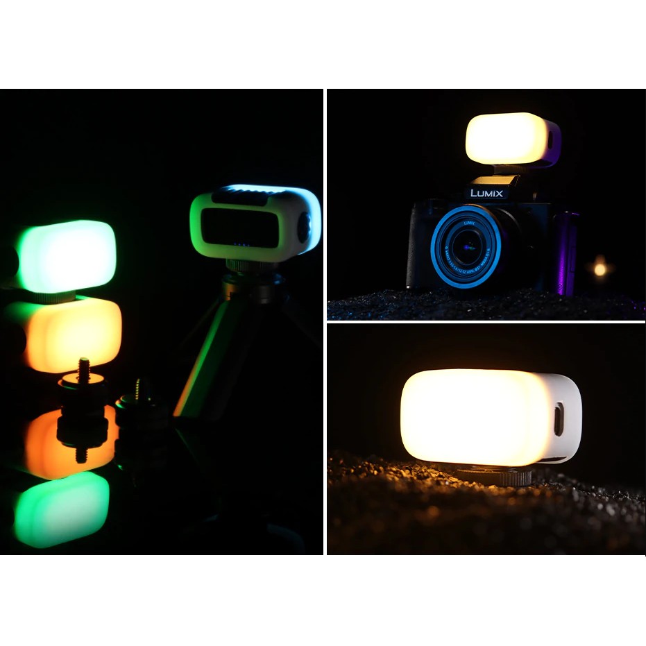Ulanzi VL15 RGB Mini LED Video Light ไฟฉายเล็กติดกล้องหรือมือถือ ชาร์จ ...