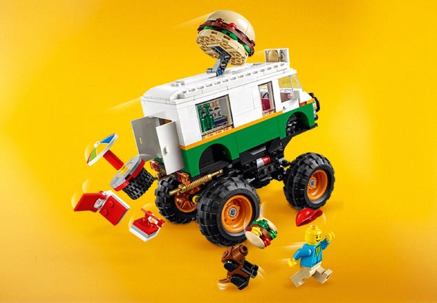 Lego 31104 Monster Burger Truck (Creator 3in1) Lego by Brick Family ...