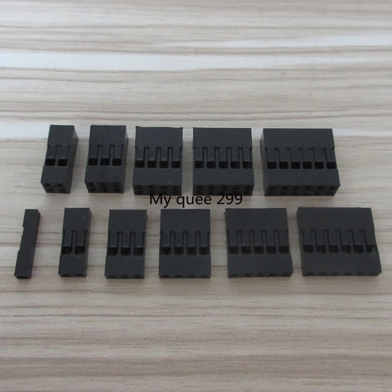 630pcs/A Set Dupont Wire Jumper Pin Header Connector Housing Kit Male Crimp Pins Female Pin ...