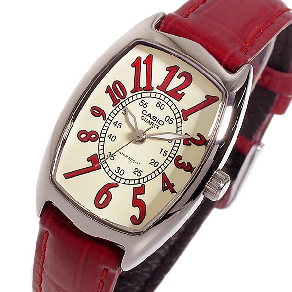 ของแท้100% คาสิโอ นาฬิกาข้อมือ Casio Standard LTP-1208E-9B2 Red ประกัน1 ...