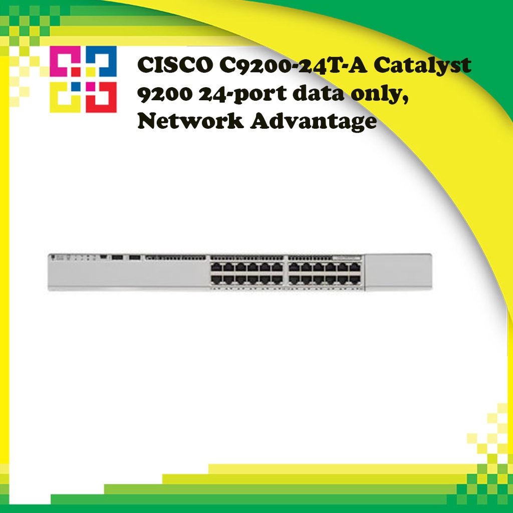 CISCO C9200-24T-A Catalyst 9200 24-port data only, Network Advantage ...