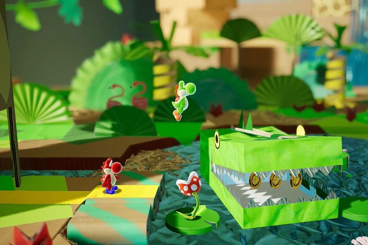 Yoshis Crafted World Nintendo Switch game (เกมส์ Nintendo Switch)(ตลับ ...