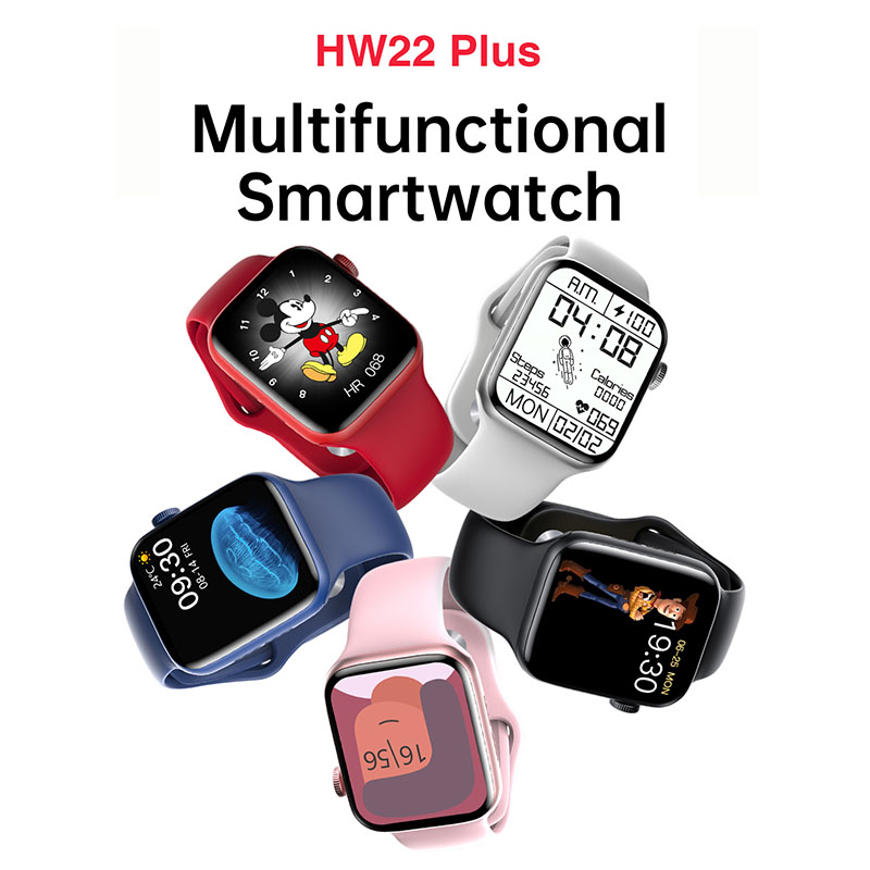 2022 ใหม่ IWO HW22 Plus สมาร์ทวอทช์ 1.75 นิ้วหน้าจอสแควร์บลูทู ธ โทร IP67 กันน้ำนาฬิกาสแตนด์บาย ...