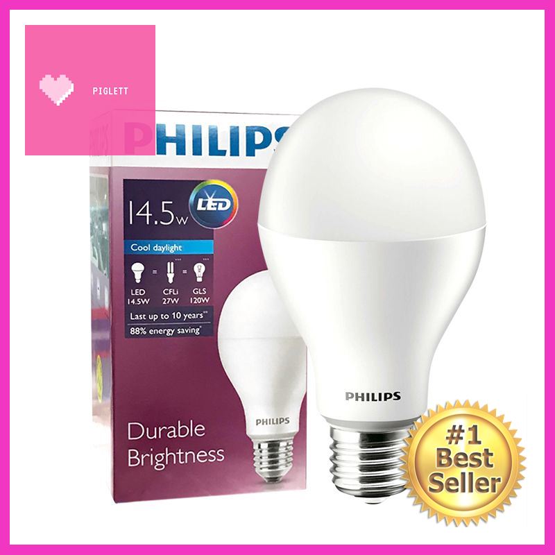 PHILIPS หลอดไฟ LED A67 รุ่น LEDBulb 14.5-120W E2 A67 E27 CDL สีขาว กด ...