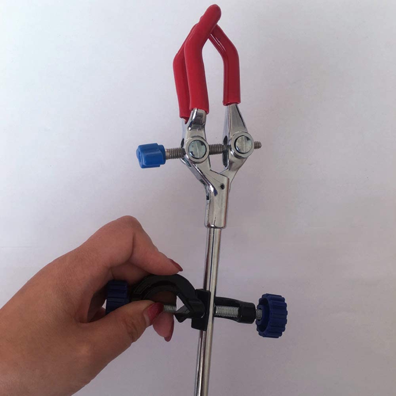 Lab Clamp 3 Prong Finger Adjust Jaw with Scientific Extension ...