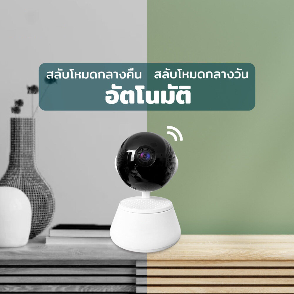 กล้องวงจรปิด wifi กล้องวงจรปิดไร้สาย Full HD IP Camera Q6Pro กล้องวงจร ...