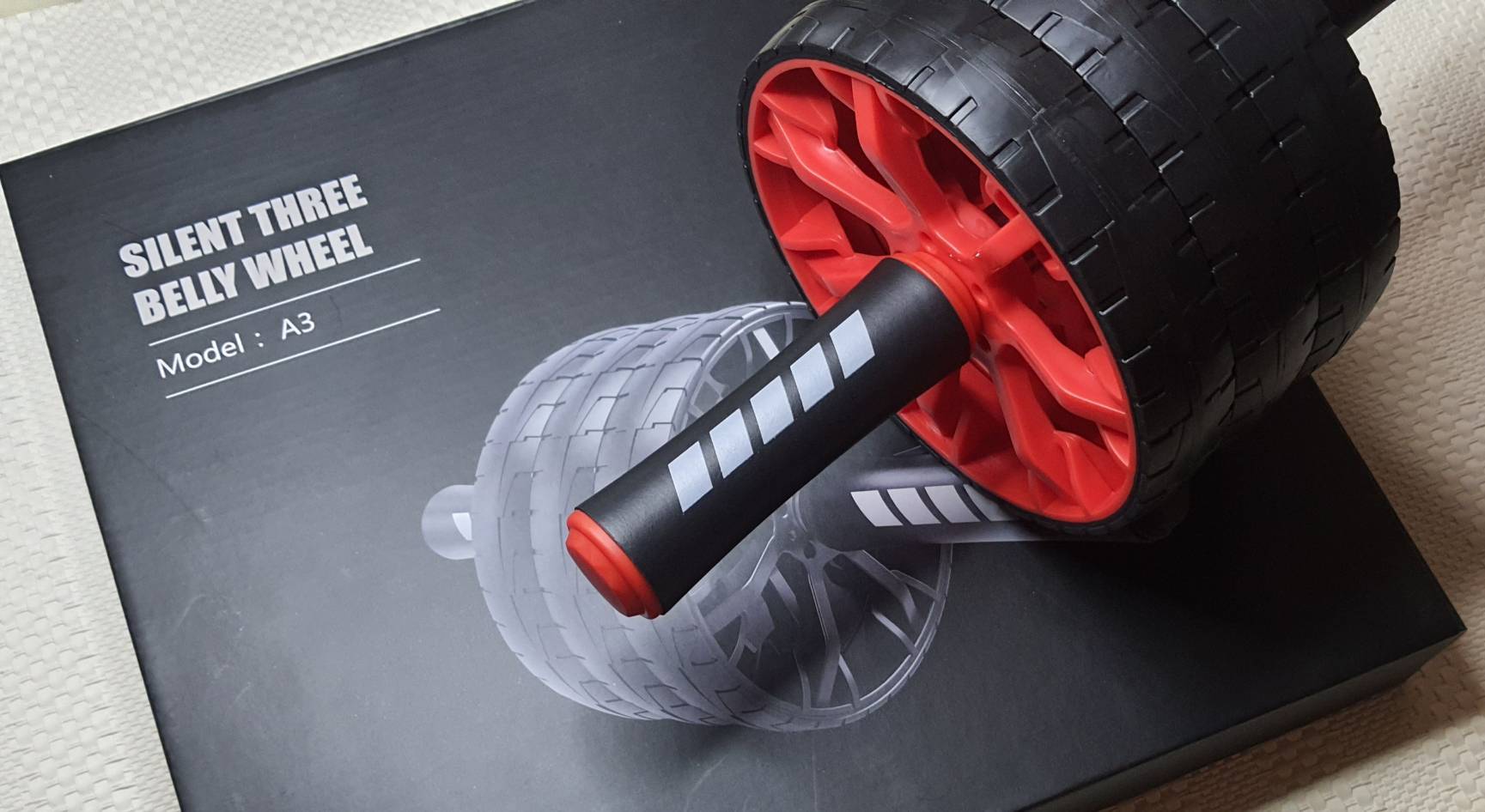 ลูกกลิ้งแบบ3ล้อแกนล้อ5นิ้ว รุ่นนี้เล่นง่ายมาก ลดหน้าท้องลดพุง ใช้เล่น ...