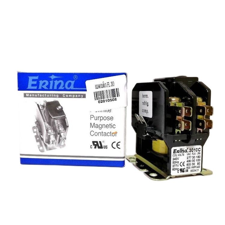 Erina Magnetic Contactor 1 Pole FL30 (30 Amp) แมกเนติคอนแทคเตอร์เป็น ...