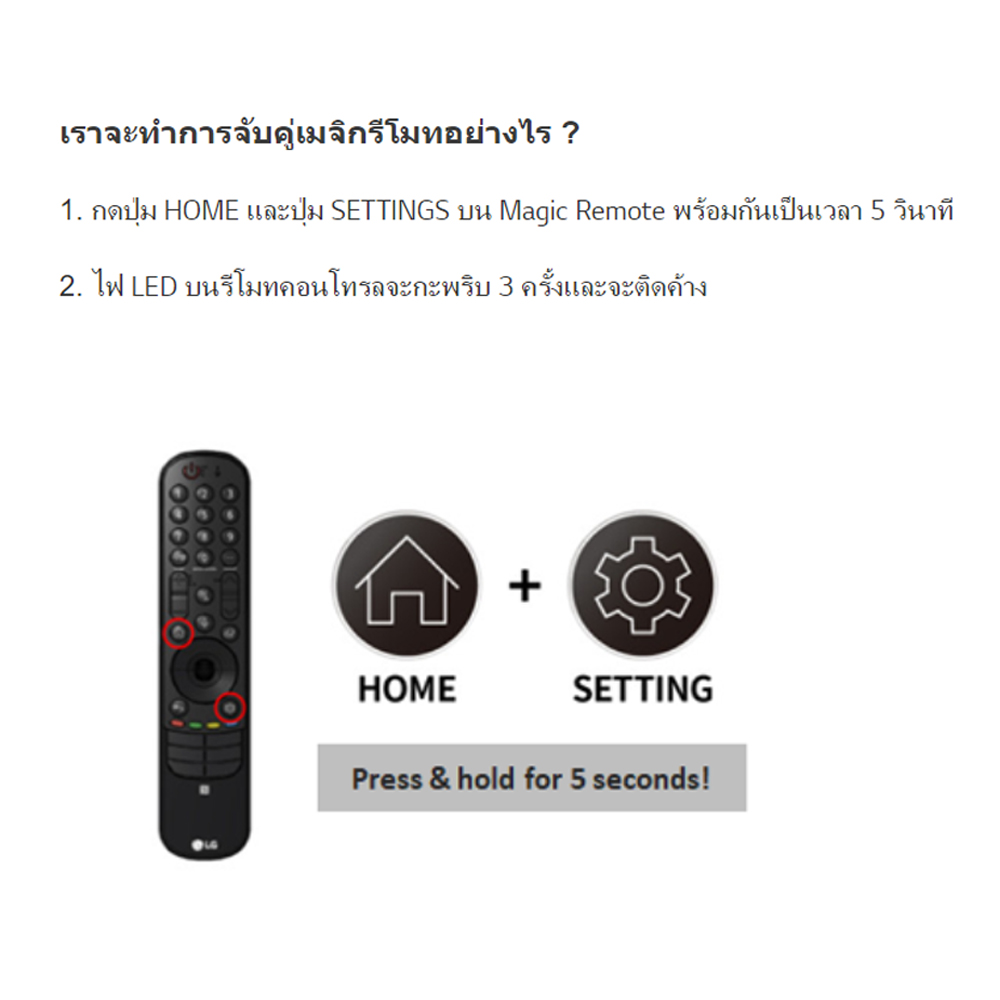 LG เมจิกรีโมท รุ่น MR21GC / MR21GA - Dpoint Premiere - ThaiPick