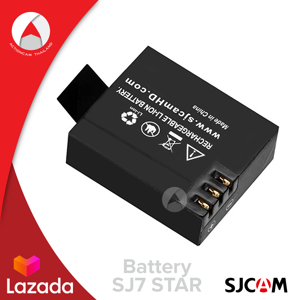 SJCAM Battery 1000 mAh for SJ7 STAR อุปกรณ์กล้อง อุปกรณ์เสริม กล้อง ...