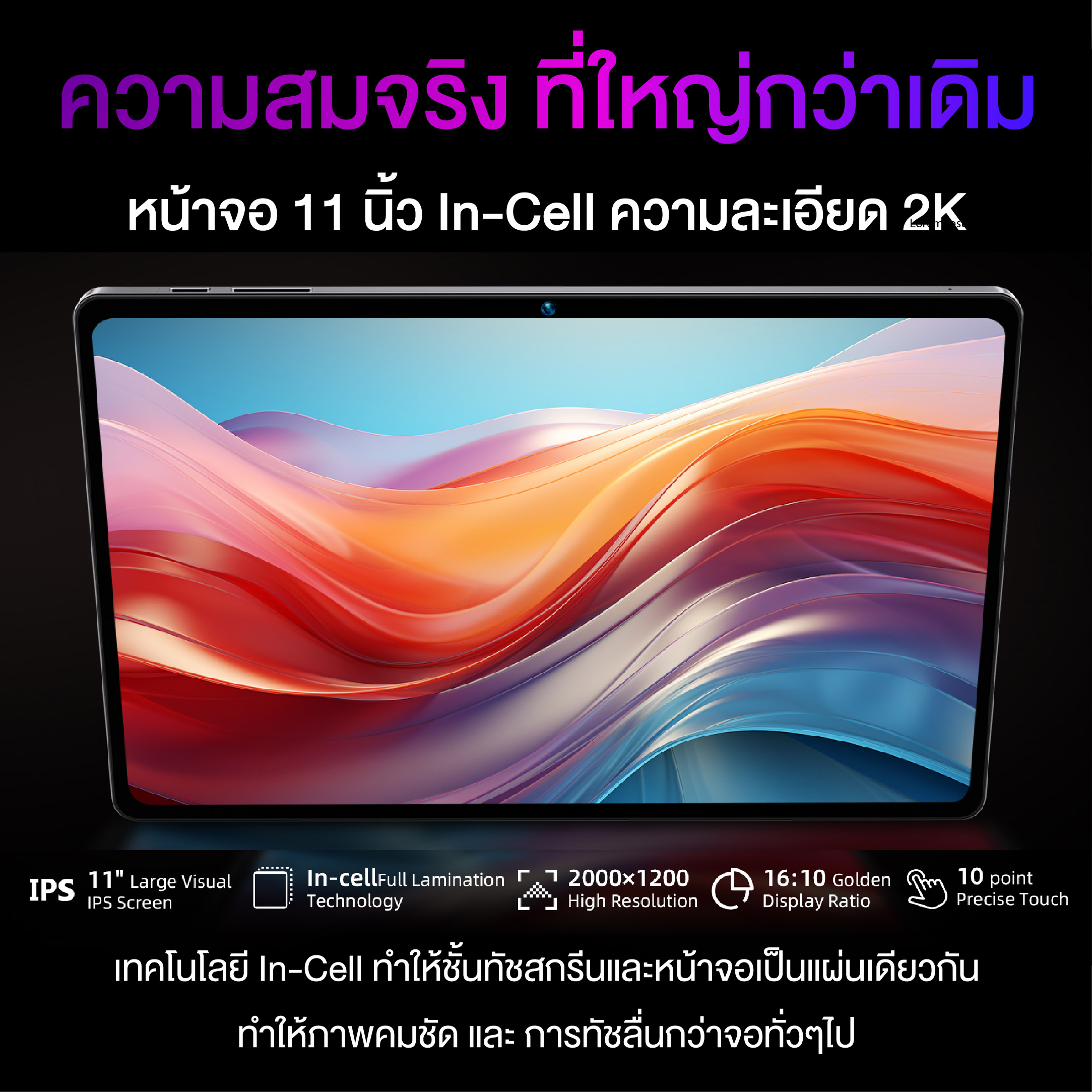 (New Android 14 ) BMAX i11 Power แท็บเล็ต 11 นิ้ว CPU MTK Helio G99 Octa-Core 16GB (88) 256GB ...