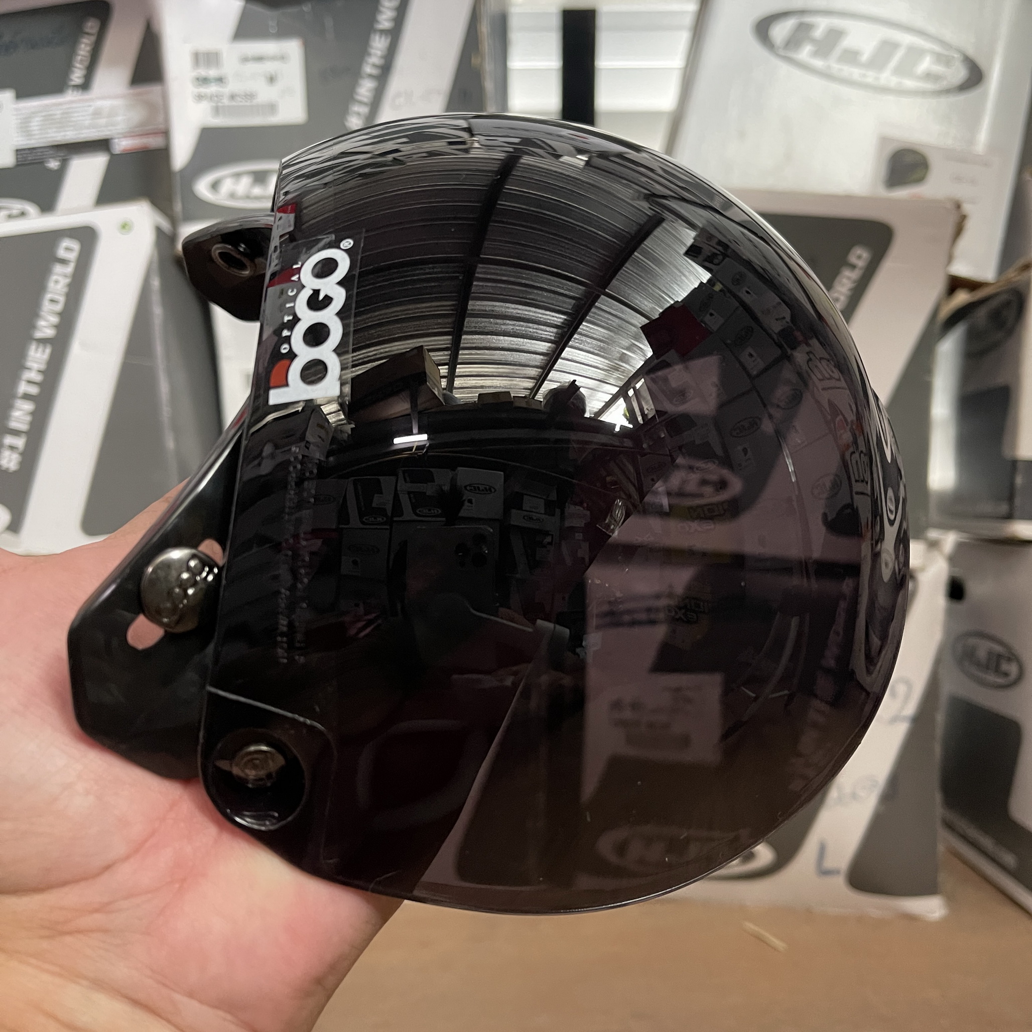 [ ชิลด์ ] VISOR BOGO DARK GREY - Helmets shop - ThaiPick