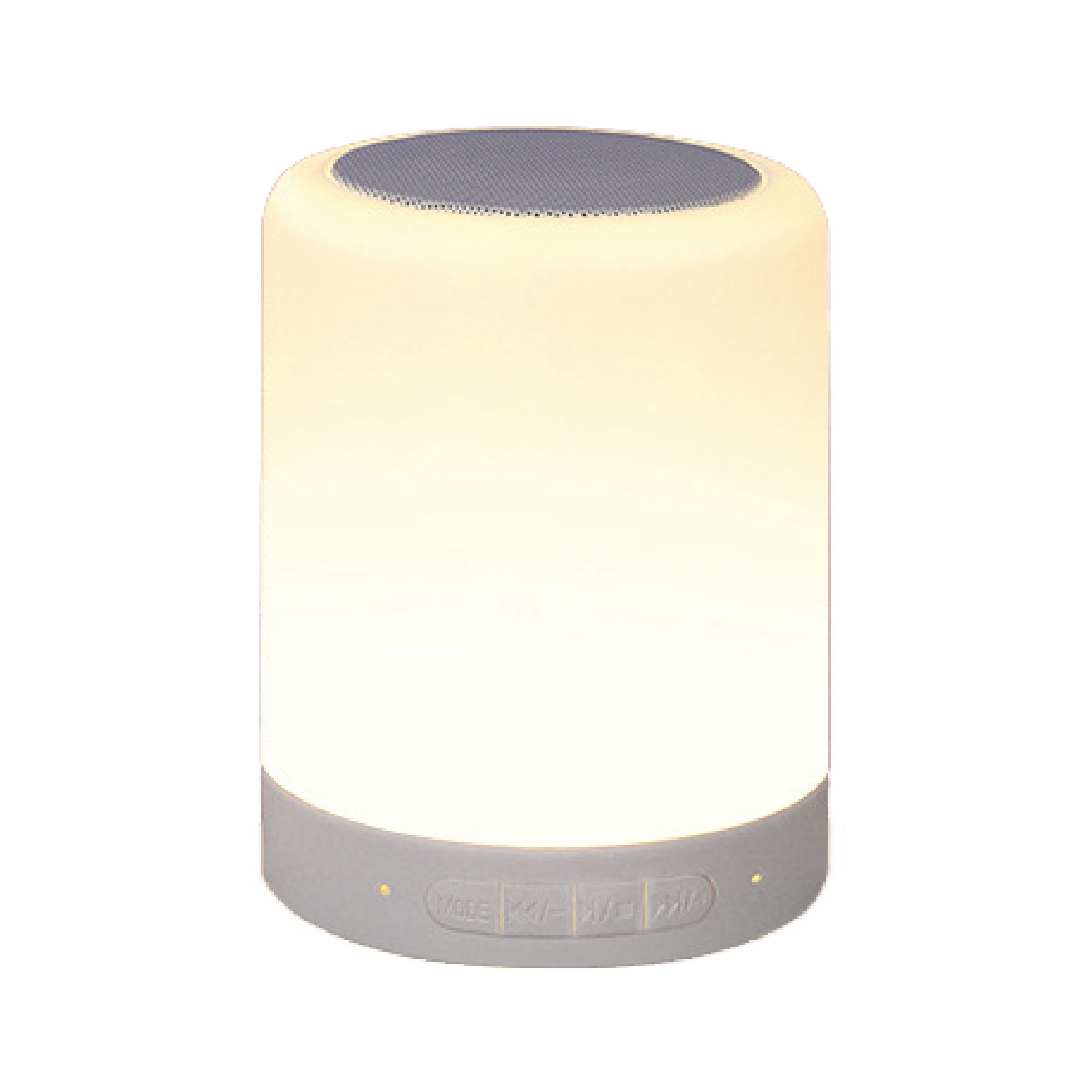 Household Portable Smart Control Night LED Light Mini Speakerwhite ...